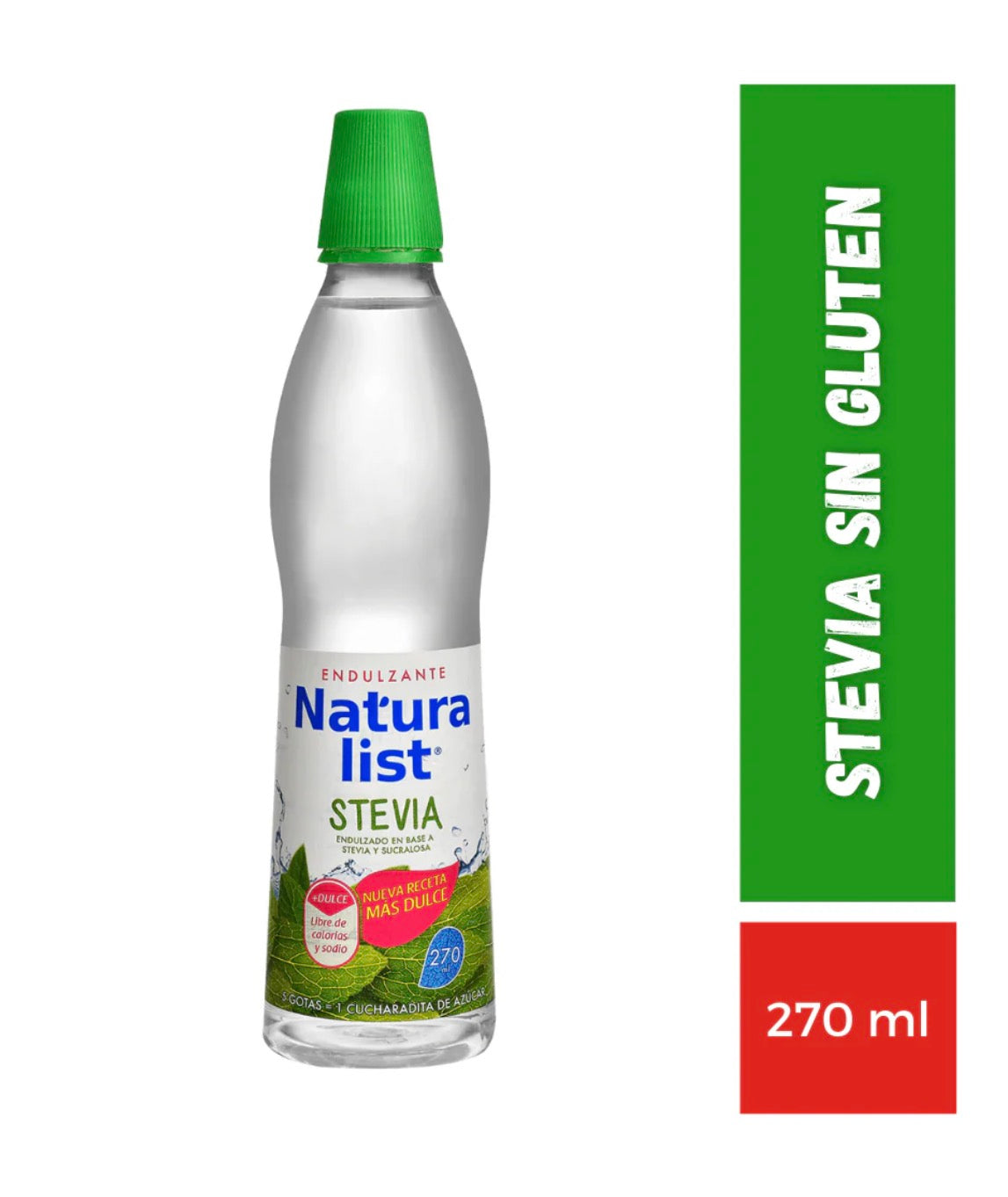 Pack 2 Endulzante Stevia a base de sucralosa Natura list 270 ml ...