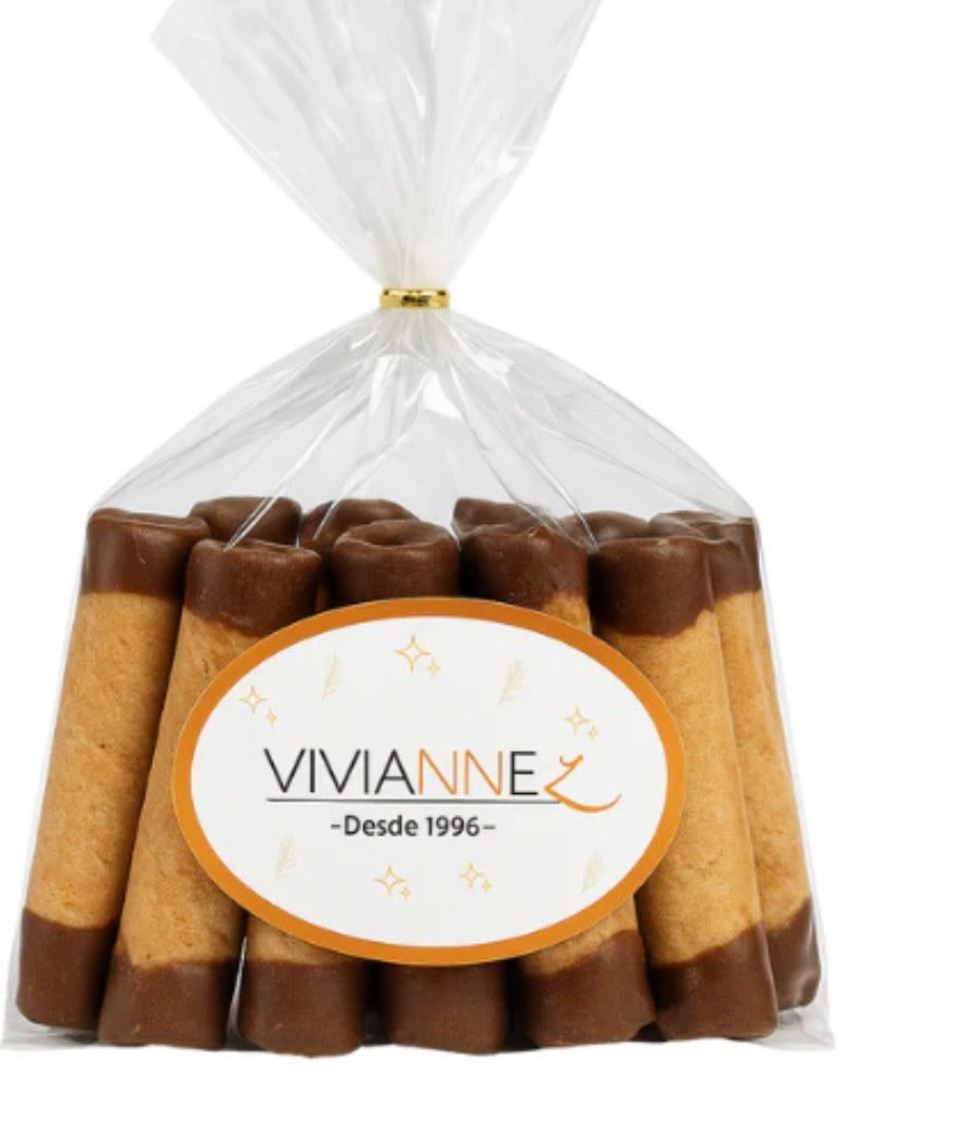 Barquillos Medianos con Manjar y Chocolate🤎 12 un aprox 120 gr ...